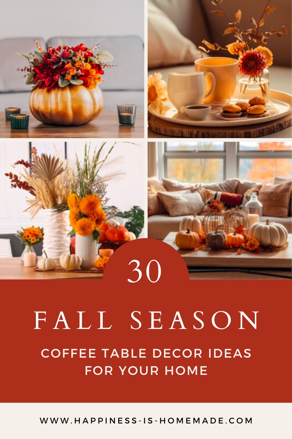 Ultimate Fall Coffee Table Decor Guide - Happiness Is Homemade