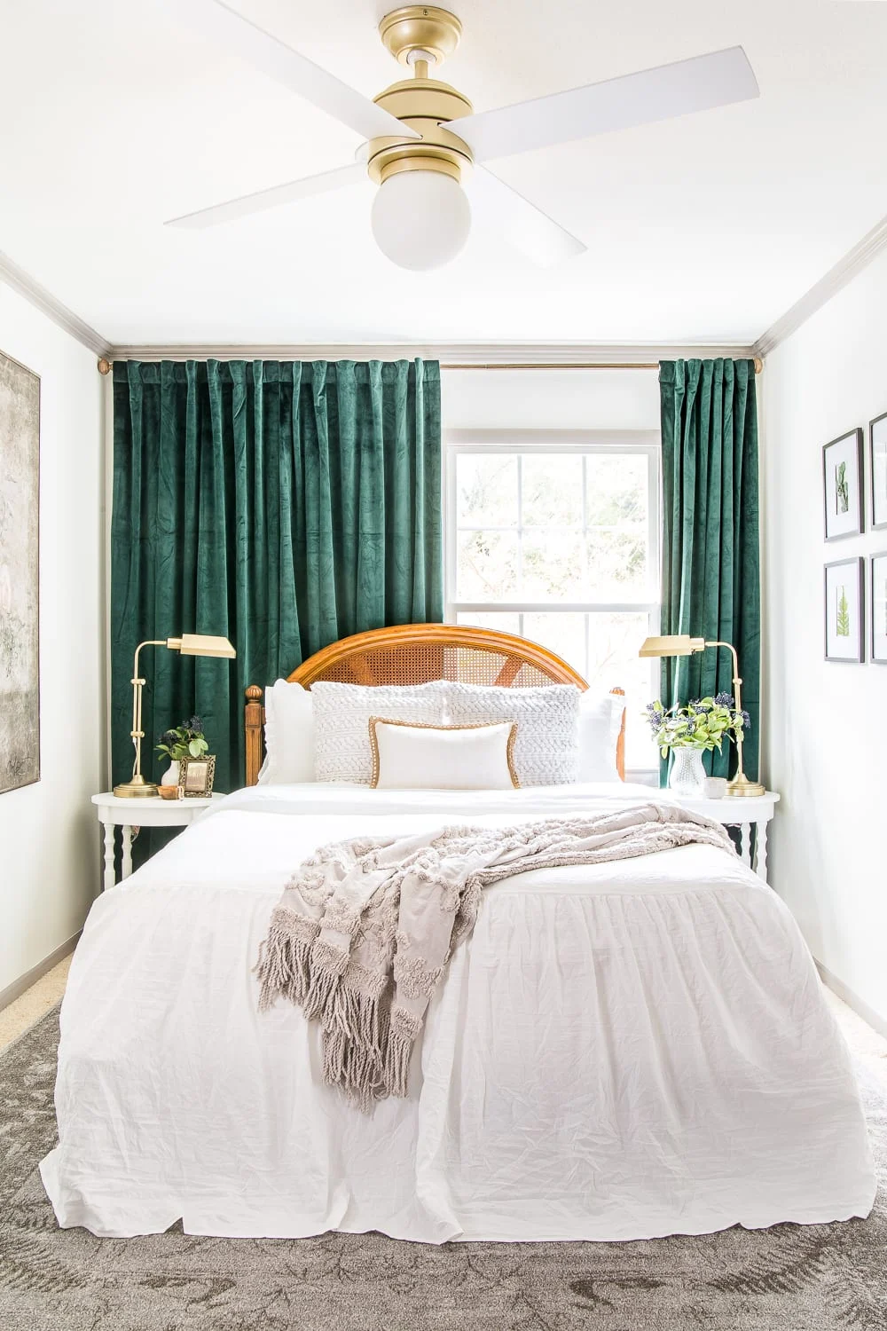 Dreamy Bedroom Ideas: How to Style Curtains Behind the Bed